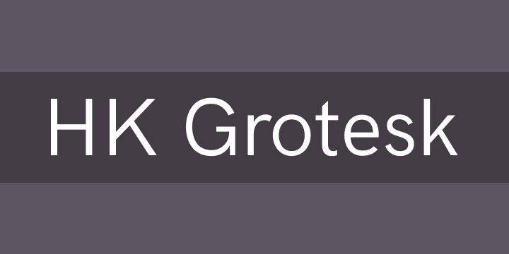 HK Grotesk Font Free by Hanken Design Co. » Font Squirrel