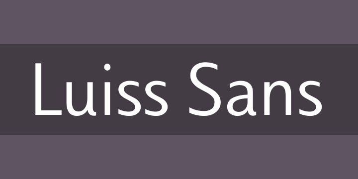 Luiss Font Free by Antonio Pace » Font Squirrel